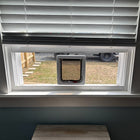 Cat Door Window Insert - Customizable Entry and Exit | Purrfect Fence